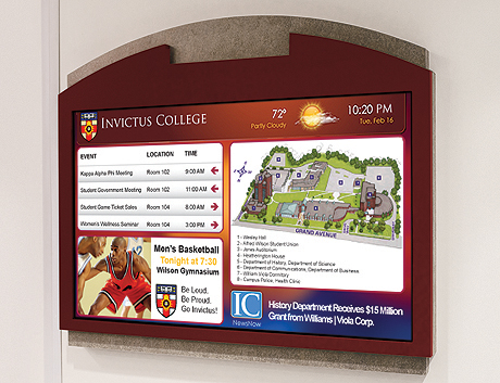 college signage - Point Breeze Communications